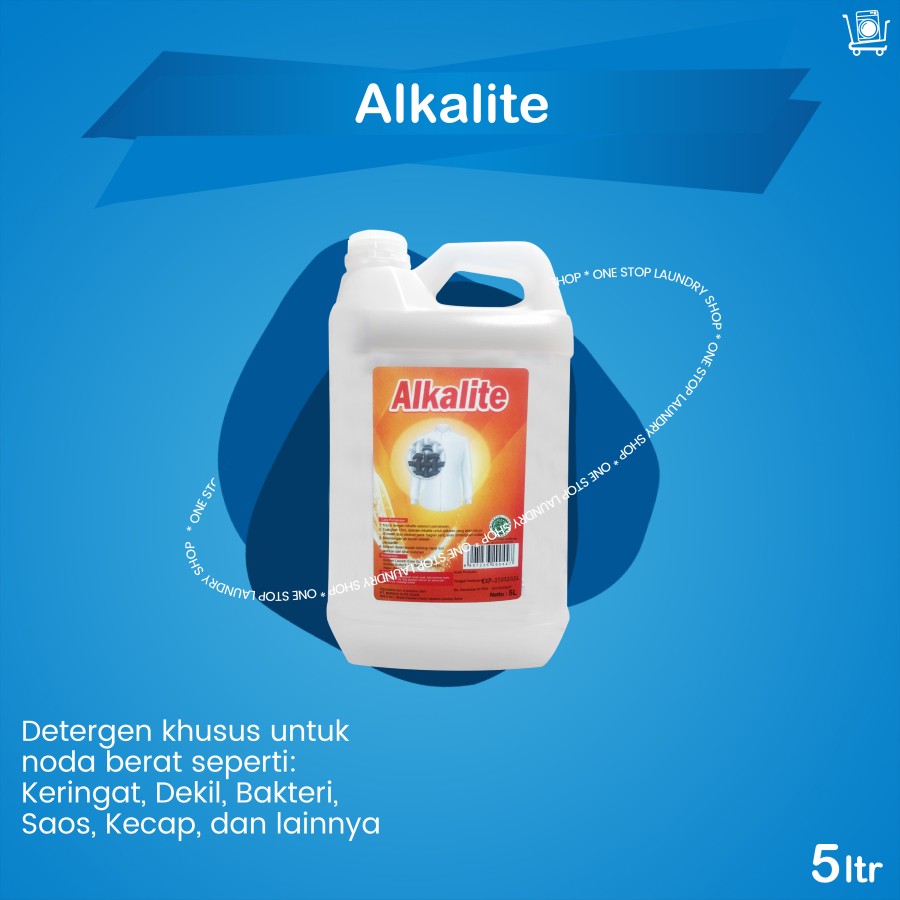 Alkalite detergen cair untuk cuci pakaian noda berat 5 liter | Lazada ...