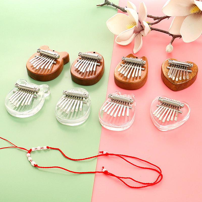 8 Keys Mini Wooden Kalimba High Quality Exquisite Finger Thumb Piano ...