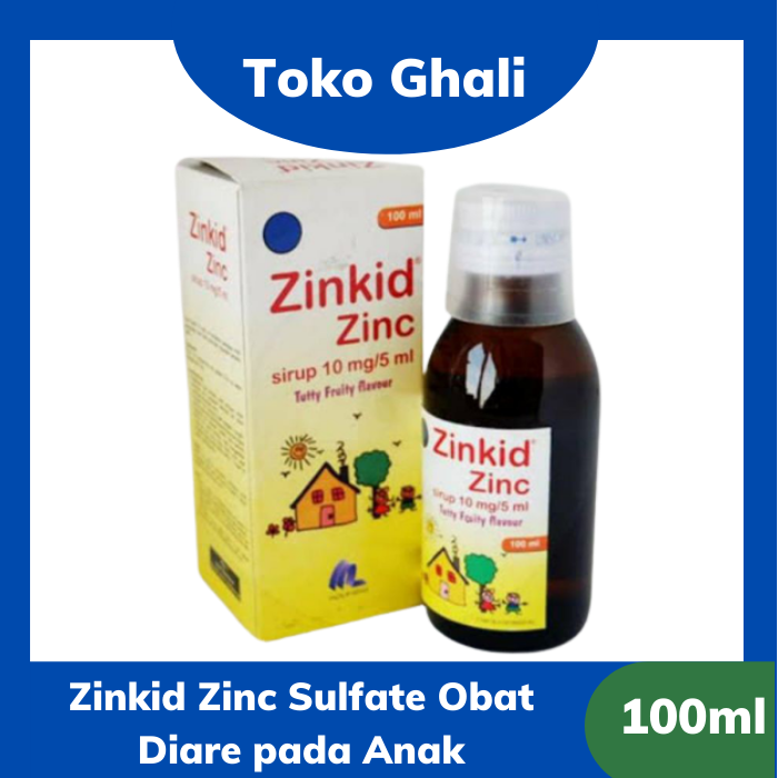 Zinkid Zinc Sulfate Obat Diare pada Anak 100ml | Lazada Indonesia