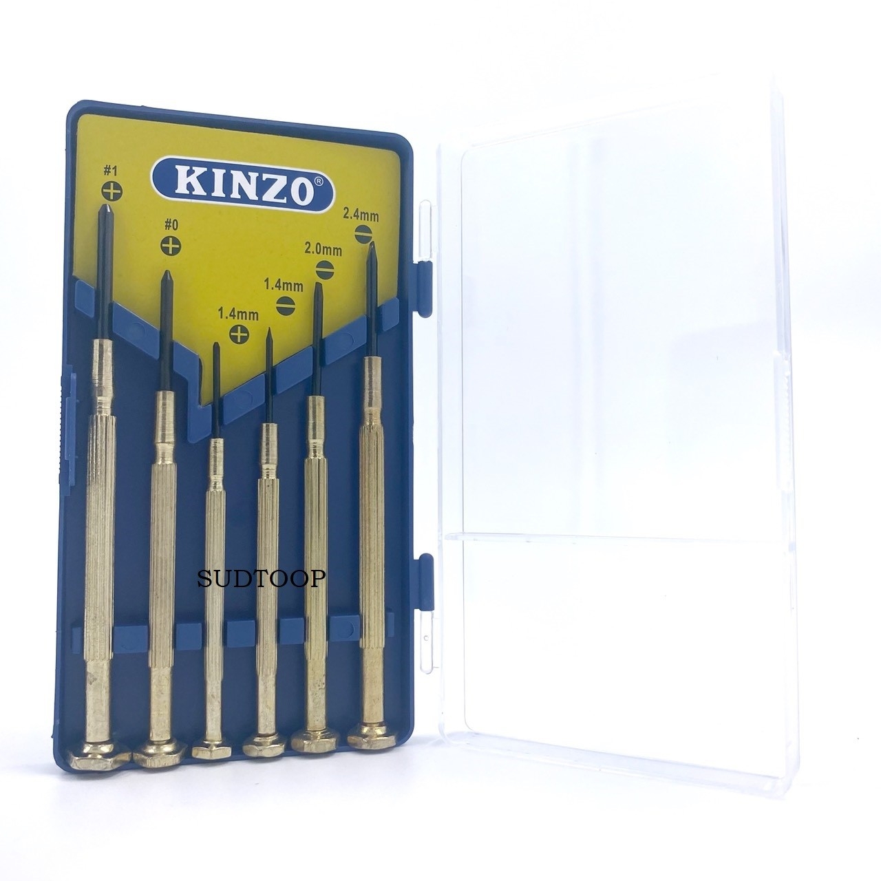 KINZO ชุดไขควงซ่อมนาฬิกา ไขควงอเนกประสงค์ ไขควงเล็ก ด้ามทองเหลือง 6 ตัวชุด ใช้คลายสกรูได้สะดวก ...