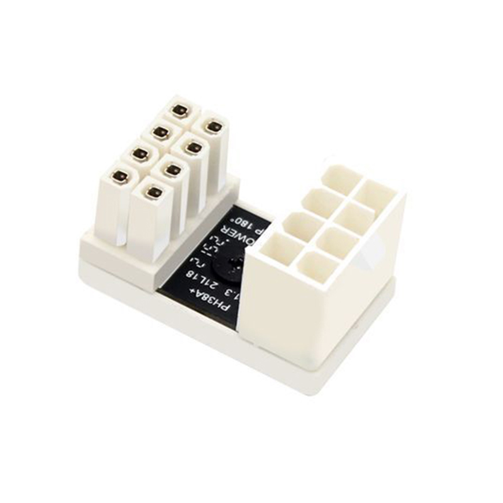 180 Degree ATX 8 Pin Power Supply Adapter for Desktop Computer U Shaped ...