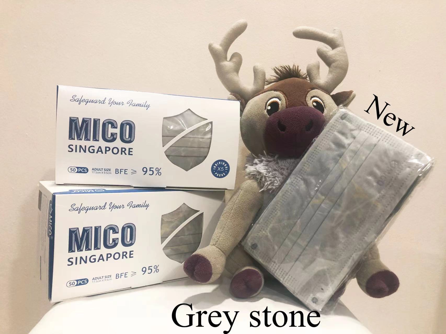 [SG BRAND] 🇸🇬MICO Adult Mask 3ply Disposable Mask Face Mask 50pcs/box ...
