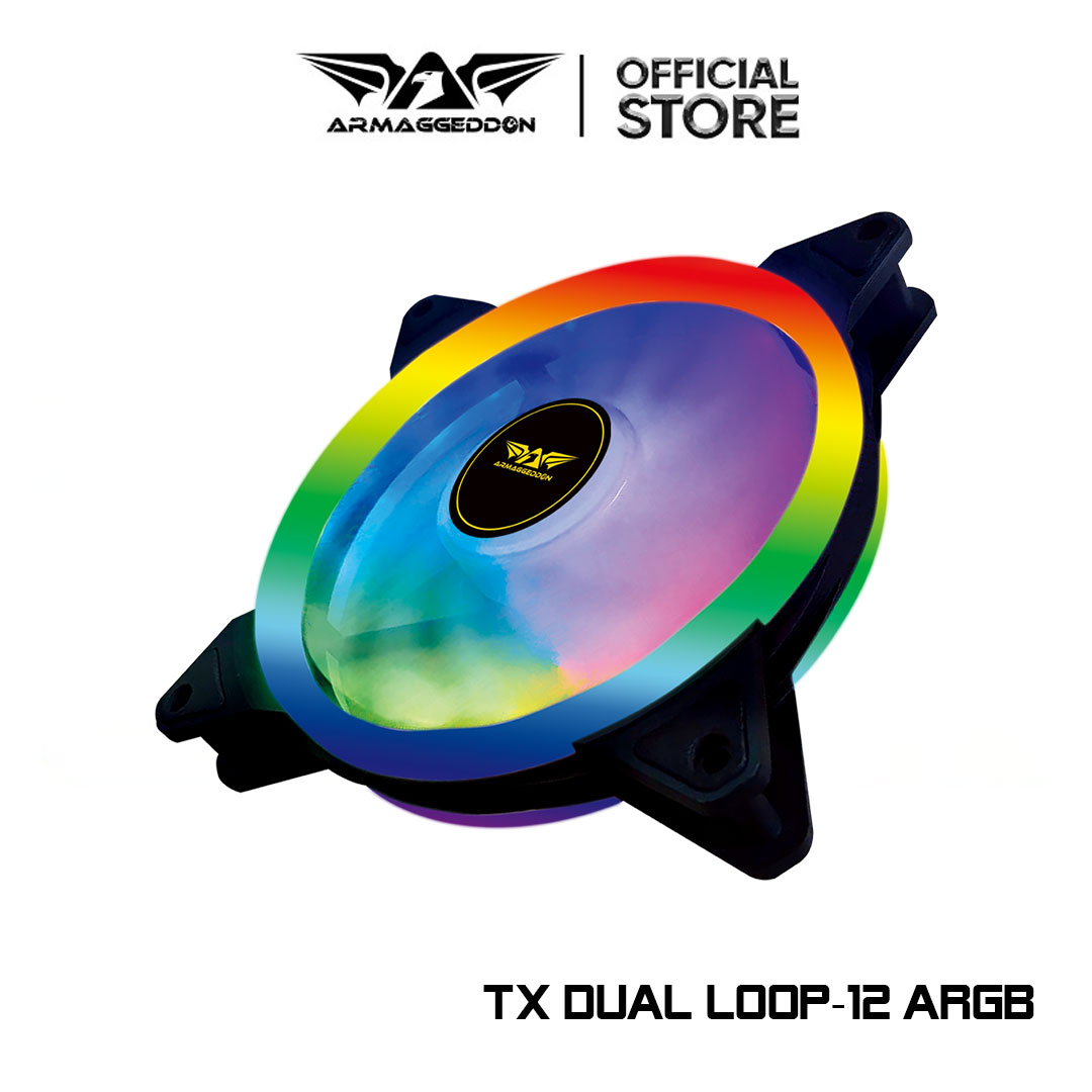 Armaggeddon RGB PC Cooling Fan | 6 Pins Connector To Commander | Fan ...