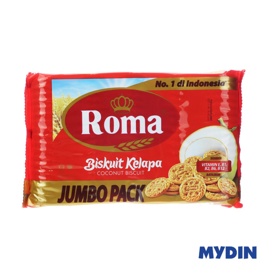 Roma Biscuit Coconut Jumbo Pack 513g | Lazada