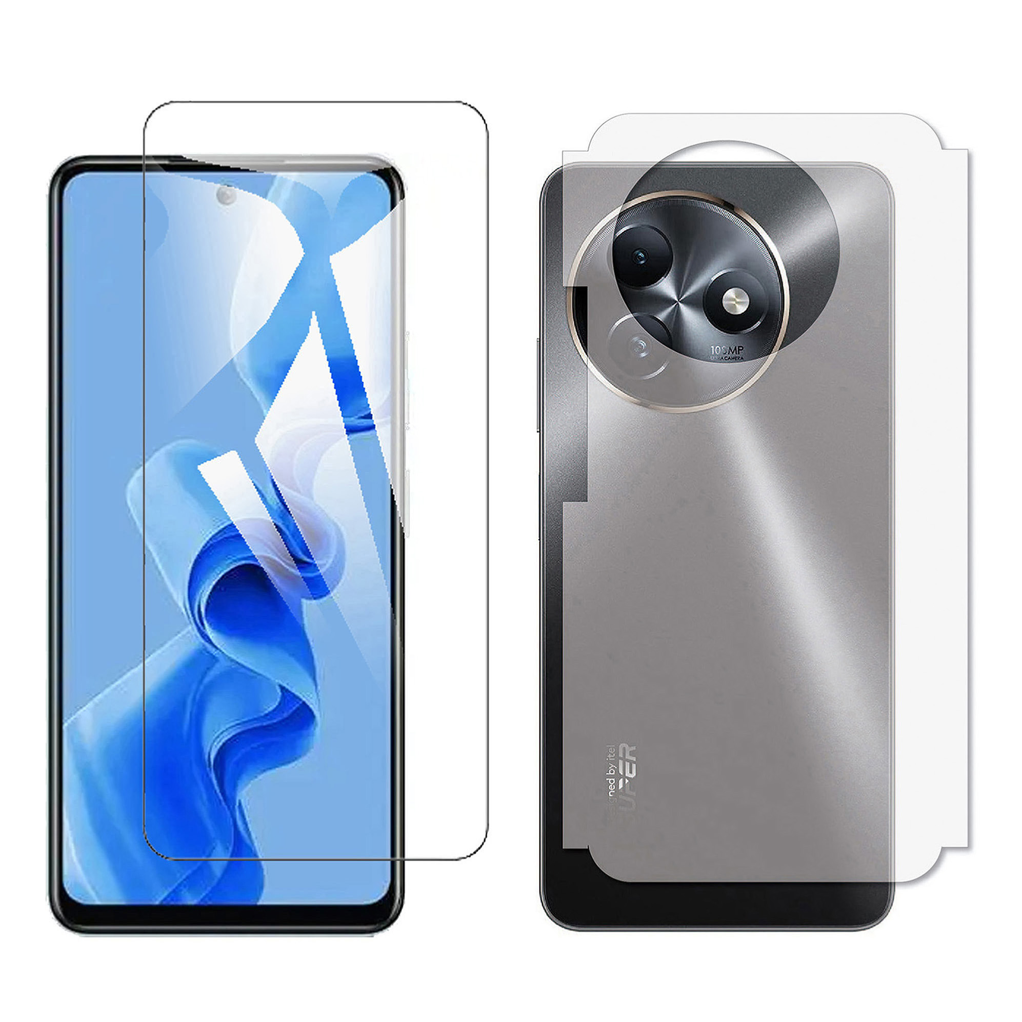 iTel S24 Crystal Clear Polish Glass Tempered Screen Protection ...