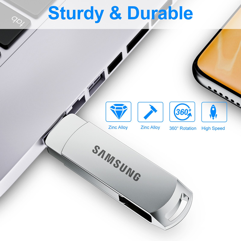 SAMSUNG OTG TYPE-C USB Flash Drive 1TB 2TB USB3.0 Pen Drive Waterproof ...