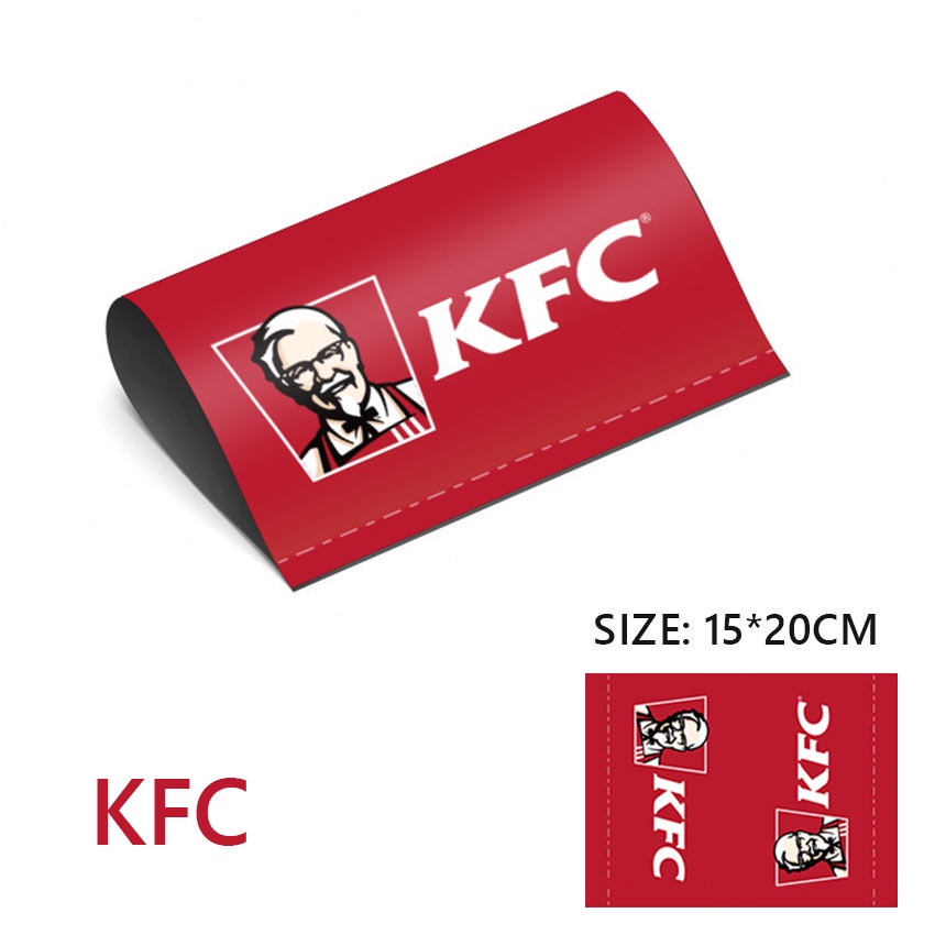 Stiker MCD / KFC Label Tag Mobil Hiasan Sticker Mobil Tahan Air Penutup ...
