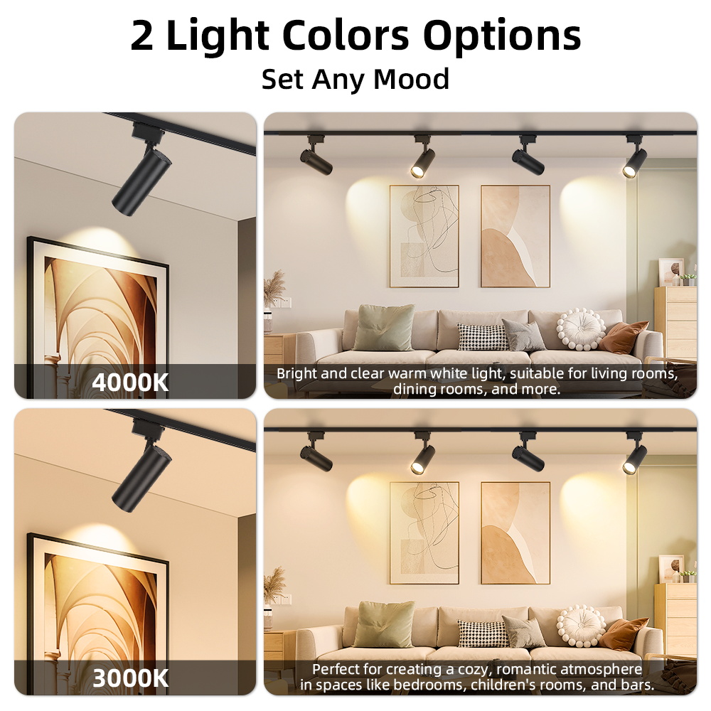 Dimming Spotlights Led Track 20W COB Wall Track Lighting Indoor for ...
