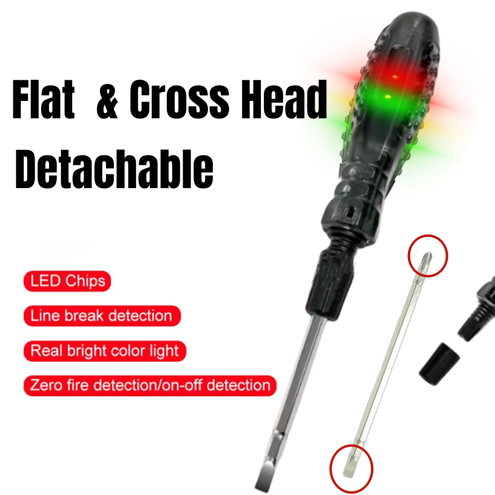 3 IN 1 Voltage Tester Screwdriver high end eletric test pen wire tester ...