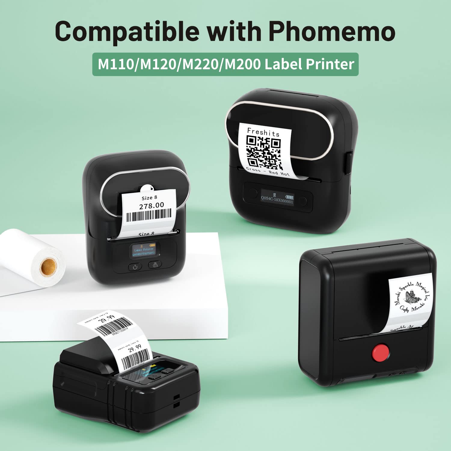 【Hot-selling/Best seller】Label Maker Paper Phomemo M110 Label for Small Business Multi-Purpose ...
