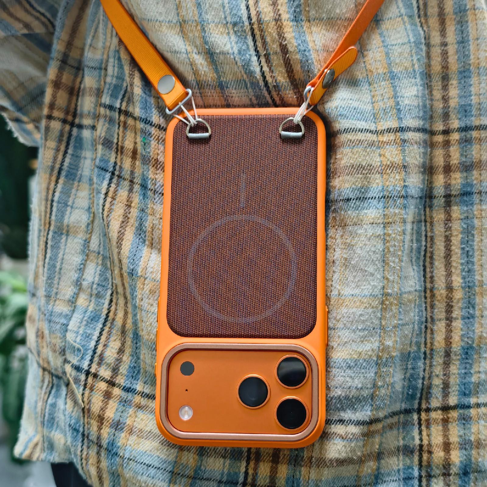 New- Skin Feel PC + Technology Cloth Magnetic Phone Case For iPhone 17 ...