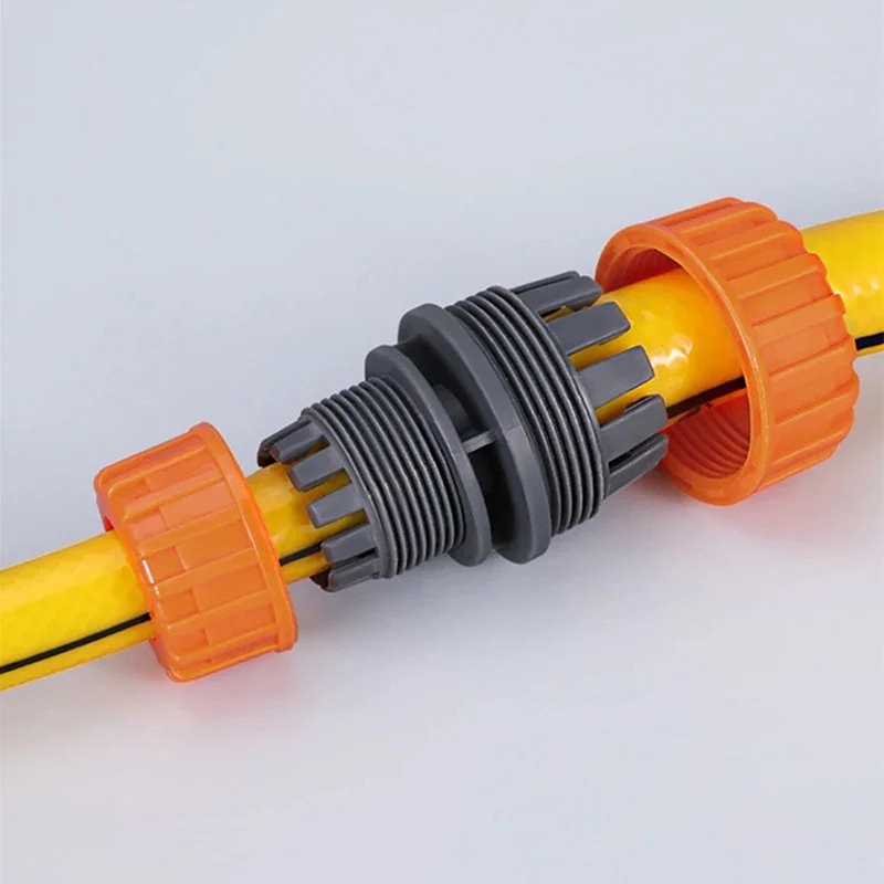 Garden Watering Hose Plastic Quick Connector 1/2" 3/4'' 1'' Double Male ...