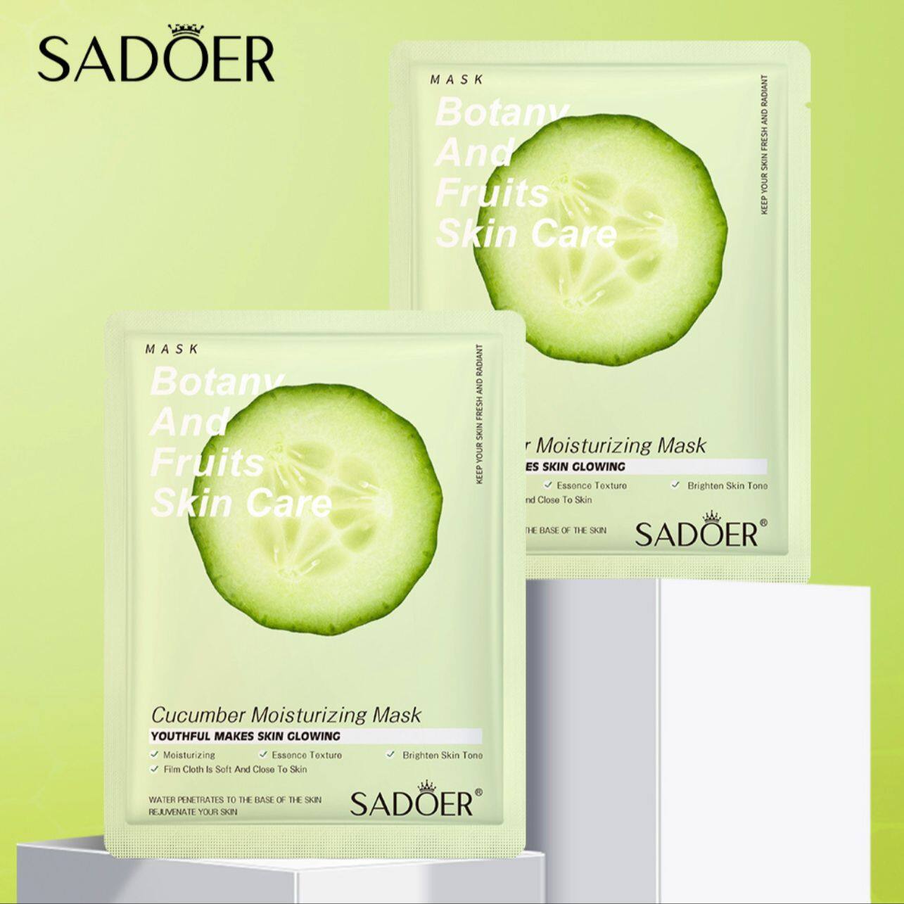SADOER Mask มาส์กหน้า มาส์กเติมความชุ่มชื้น ใบหน้าสดใสขึ้น บำรุงผิว ...