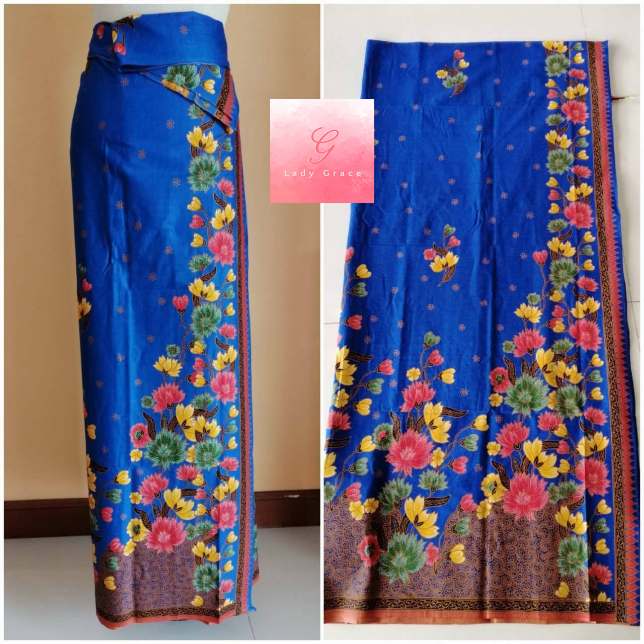 ผ้า ผ้าชิ้น ผ้าตัด ผ้าตัดเสื้อ ผ้าบาติก ผ้าปาเต๊ะ หน้ากว้าง 2 เมตร ผ้ายังไม่เย็บ - koob - ThaiPick