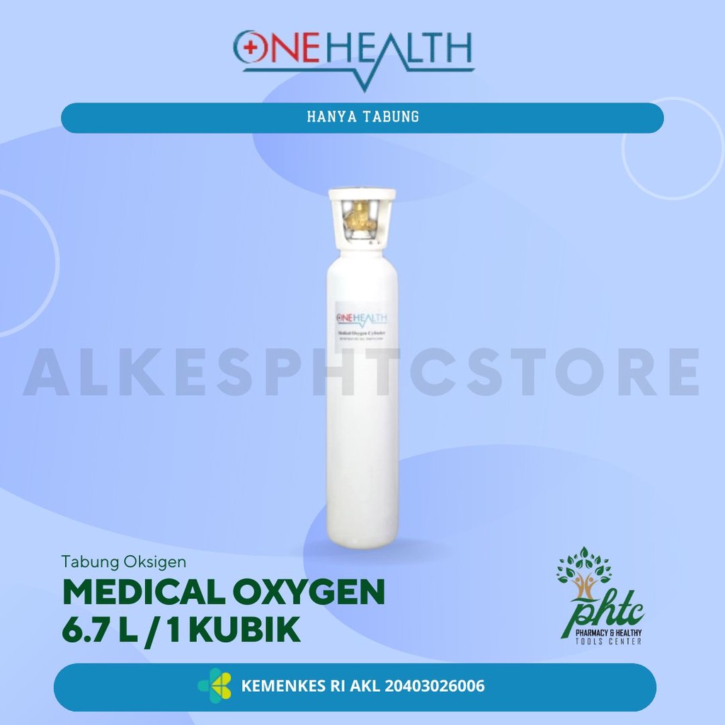 Tabung Oksigen Onehealth 1 Kubik l Medical Oxygen O2 1m3 | Lazada Indonesia
