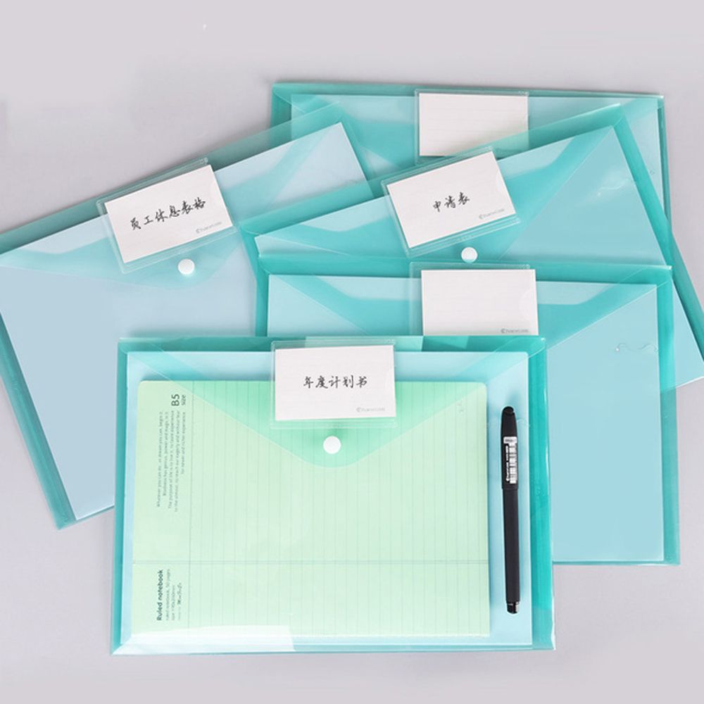 ROBERTA School Supplies Office Waterproof A4 Size Business Envelope Bag ...