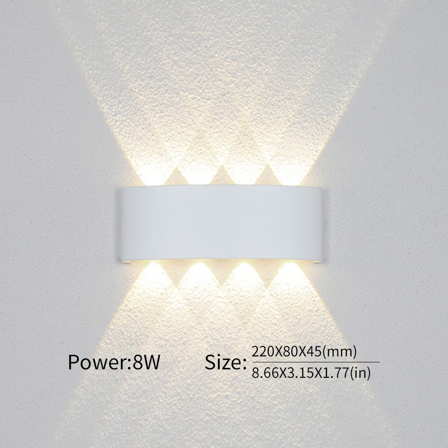 【Premium Quality】 LED Wall Light Outdoor Indoor 2W 4W 6W 8W 10W AC85 ...