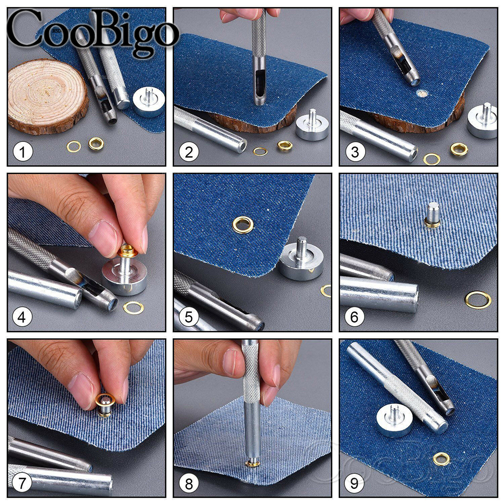 Metal Eyelet Grommet For Outdoor Shoes Camping Tent Awnings Auto Canvas ...