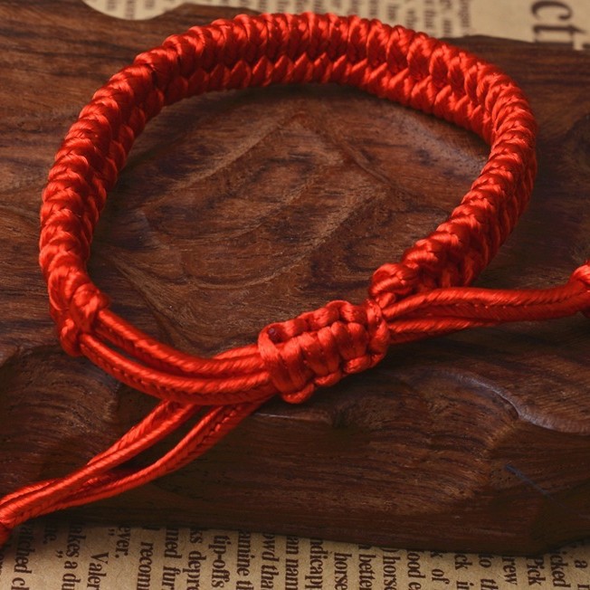 【I was hyped up】Pipa Knot Red Rope Bracelet Adjustable Diamond Knot Men ...