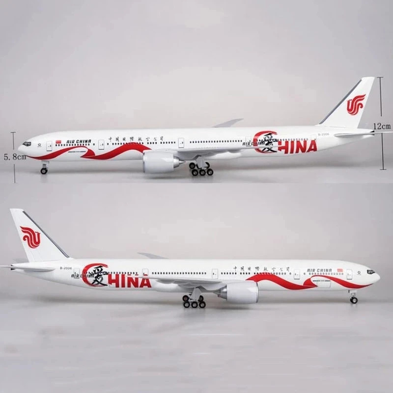 Free Shipping 47CM 1157 Stand-Up Airplane Aviation Boeing 777 B777 ...