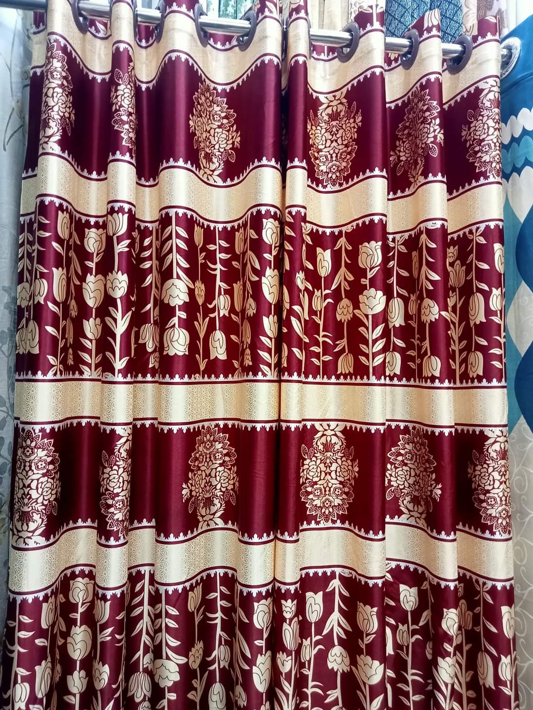 New syntactic curtain for door and window(4kuci 82/42 inchi) | Daraz.com.bd