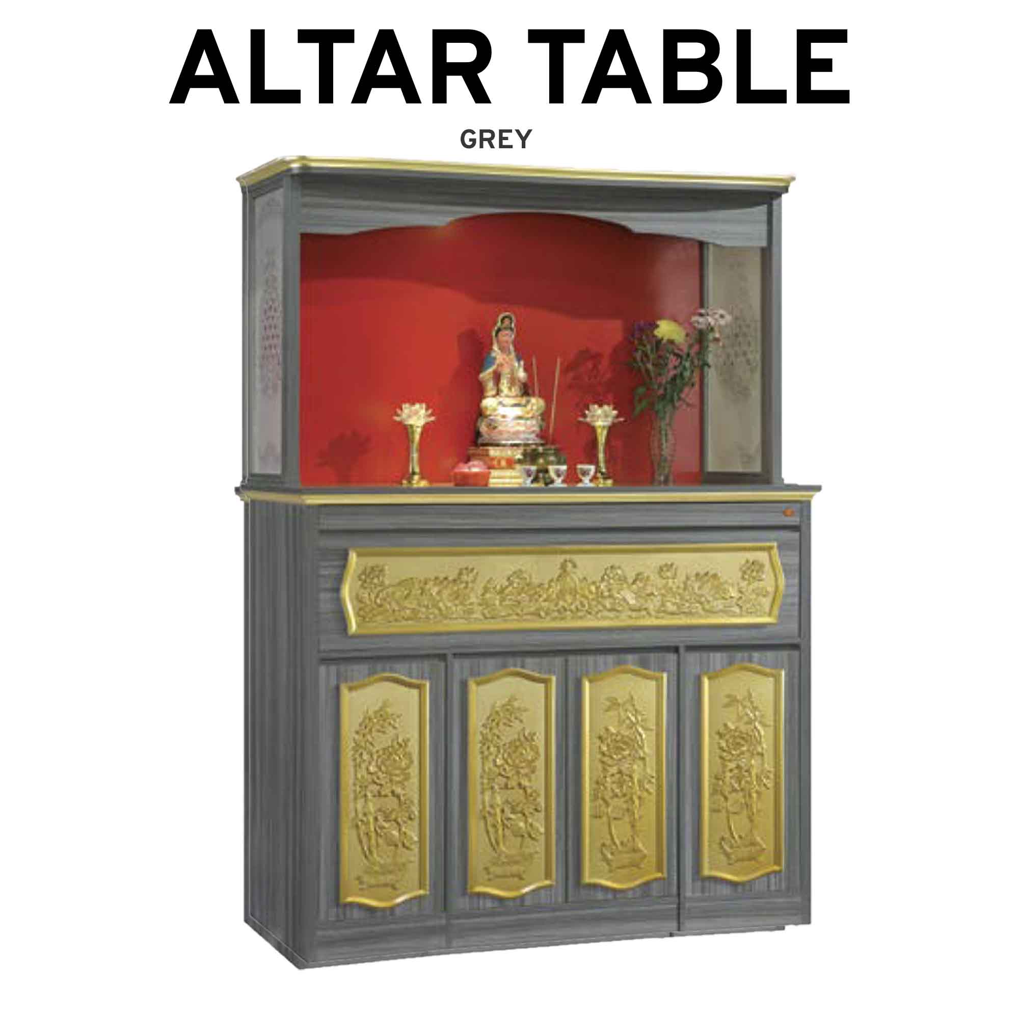 Altar Table Altar Cabinet Prayer Cabinet Prayer Table 5FT Altar Table ...