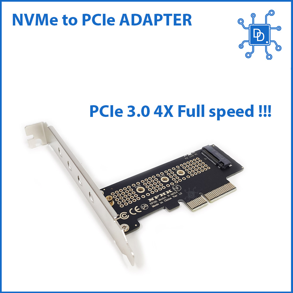 m.2 NVMe to PCIe adapter ตัวแปลง NMVe กับสล็อต PCI-Express | Lazada.co.th