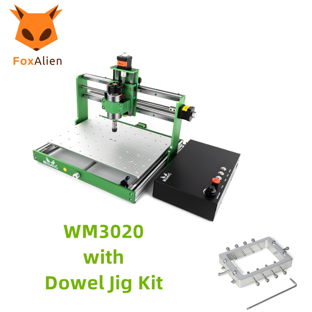 Foxalien WM3020 CNC Router Complete Set, All Metal Frame Desktop Linear ...