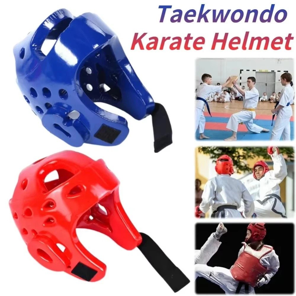 Sports Helmets Head Protection Taekwondo Helmet Gear Portable PU ...