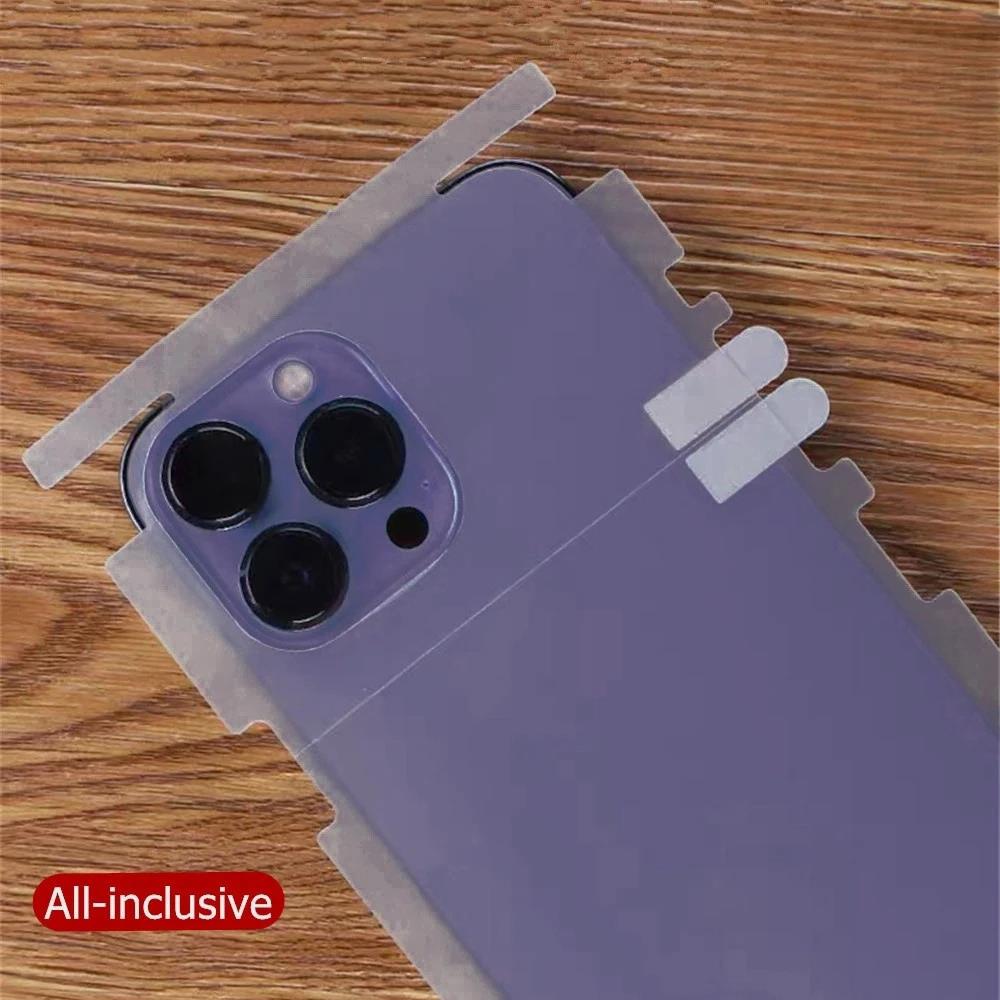 Yuanyan 1/2Pack Phone Back Side Film For iPhone 15 14 13 12 Pro Max ...