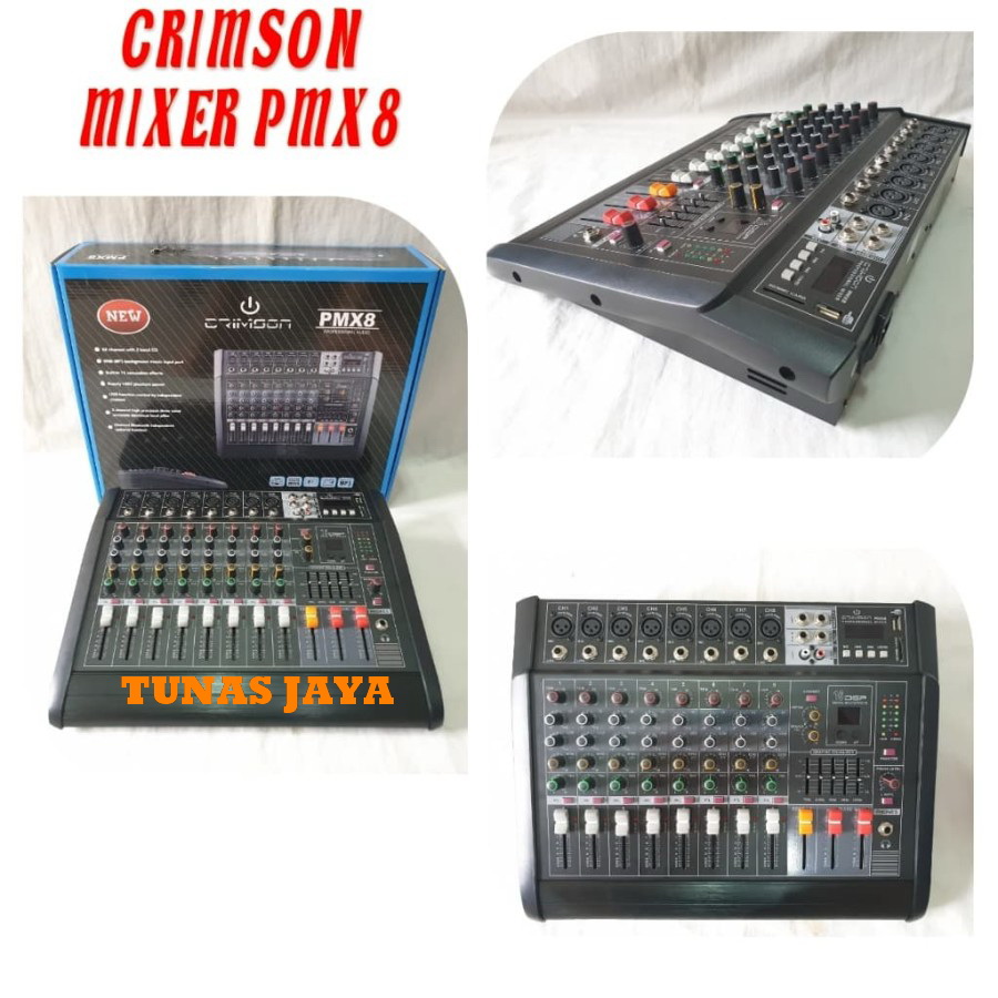 Mixer Audio Crimson PMX 8/ PMX8/ PMX-8 8 Channel | Lazada Indonesia