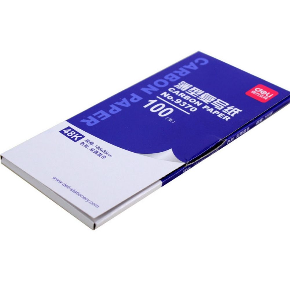100 Sheets Office Accounting Double-sided Carbon Paper Carbonless Blue ...
