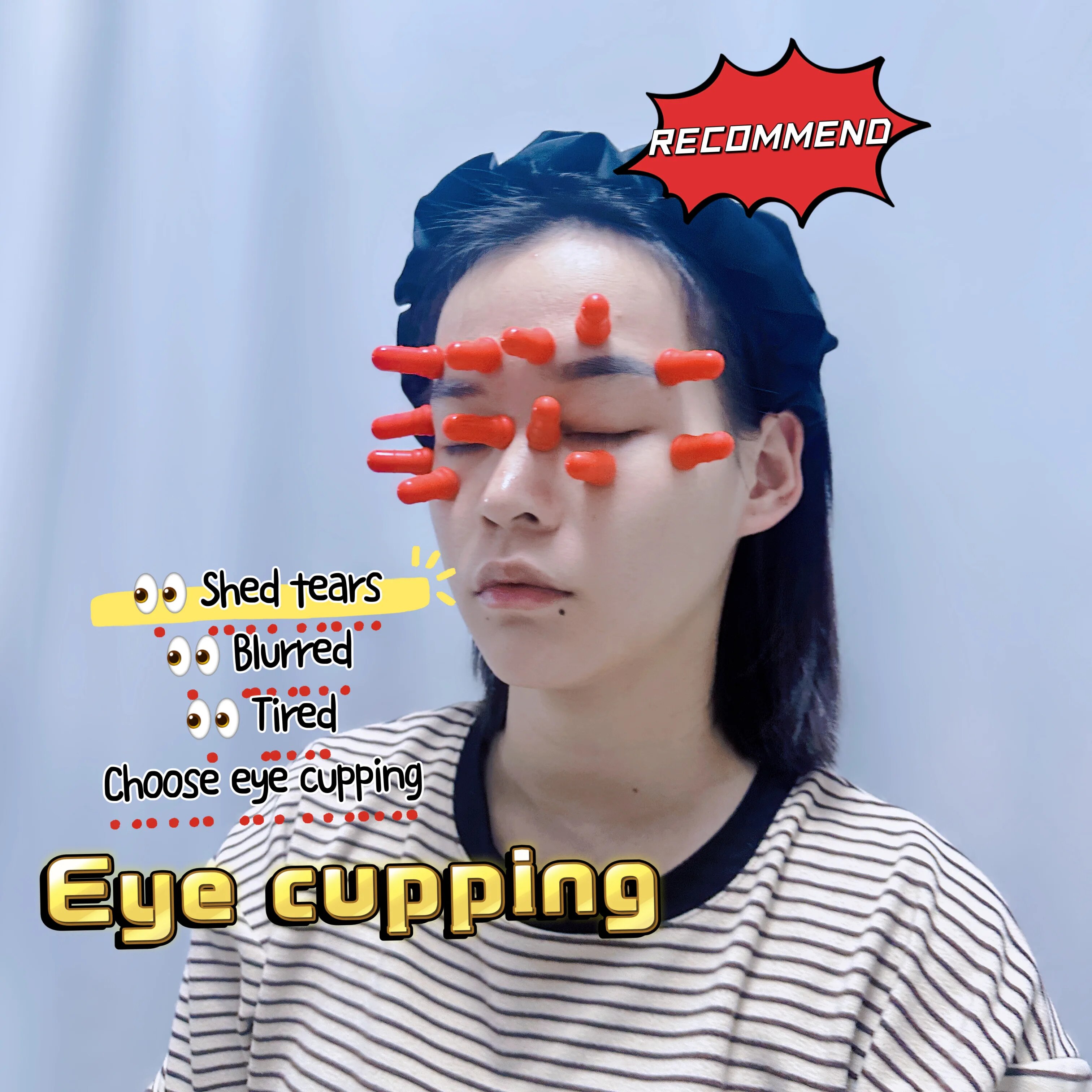 12Pcs Facial Eye Cupping Silicon Vacuum Suck Device Massage Therapy ...