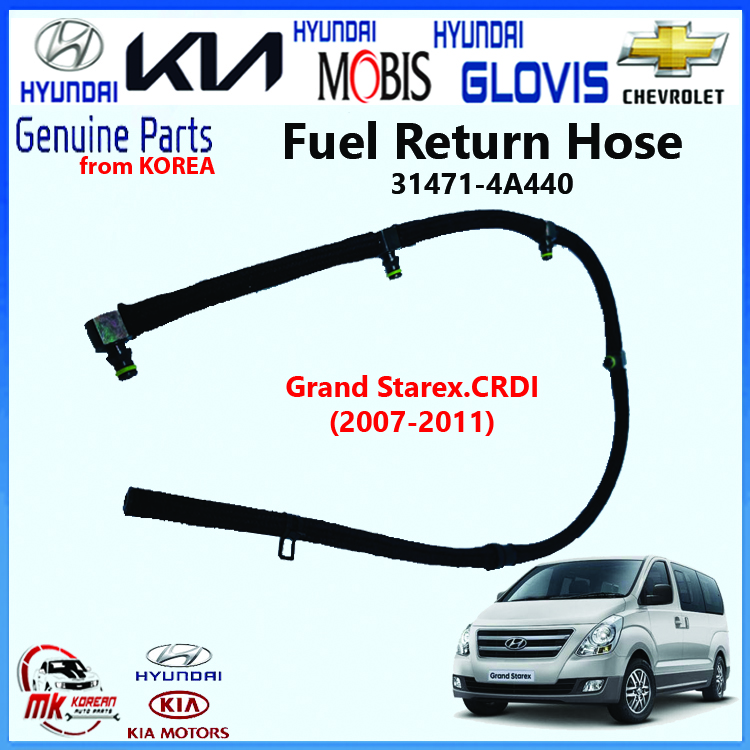 [GENUINE] Fuel Return Hose. A1-Engine. CRDI. for Grand Starex(2007-2011 ...