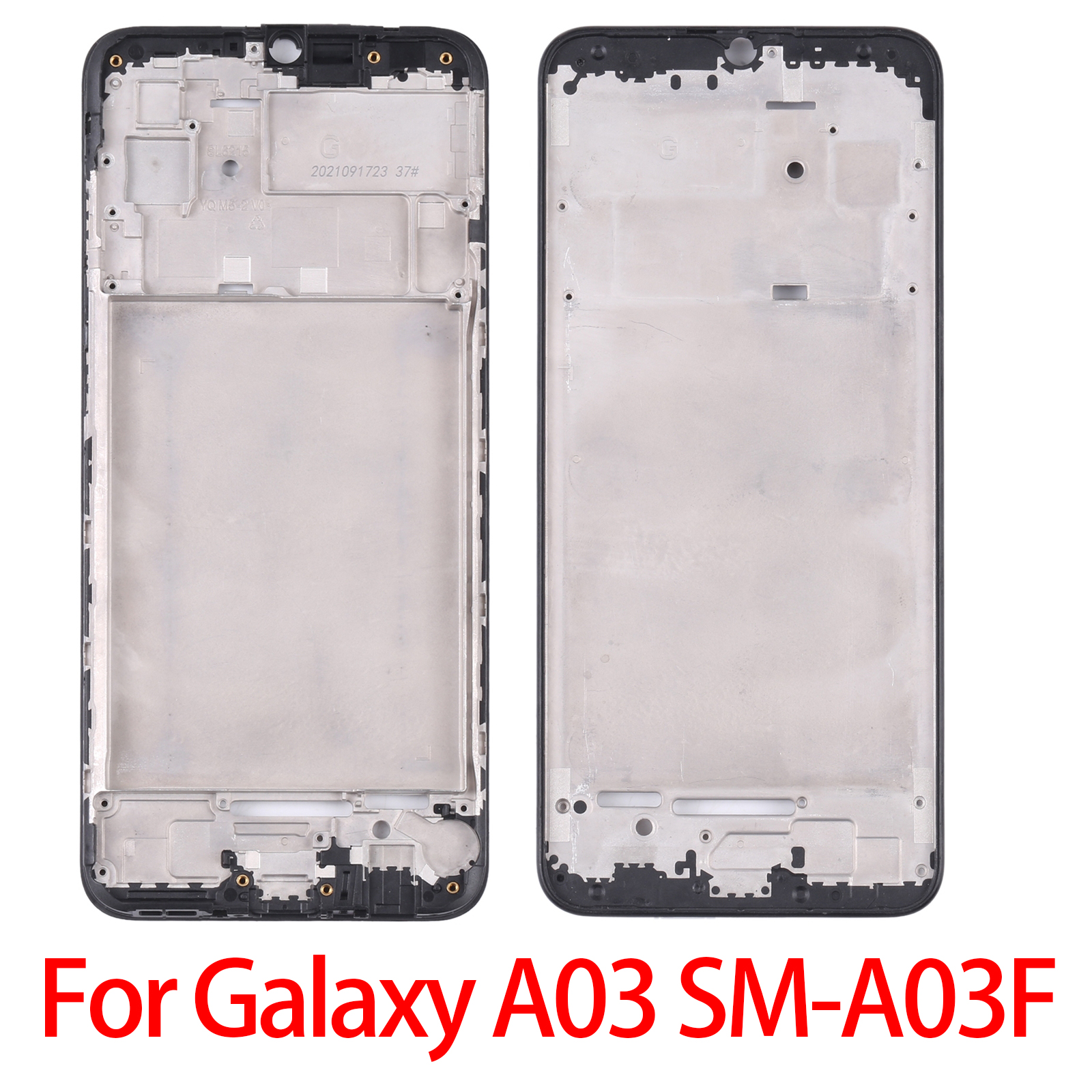 【EcoDealsq】For Galaxy A03 S Front Housing LCD Frame Bezel Plate For ...