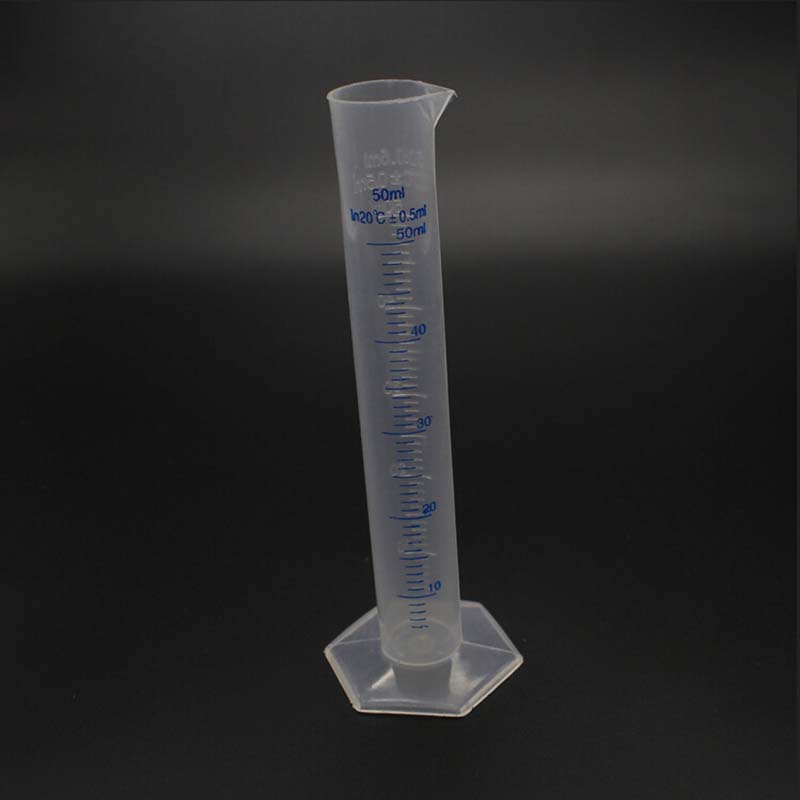 【41702198】50ml Plastic Measuring Cylinder Graduated Cylinders for Lab ...