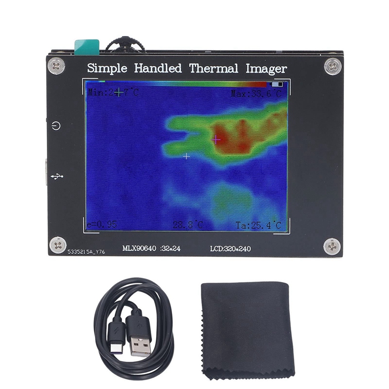 Professional Thermal Imager Cam 3.2 Inch Screen Portable Handheld ...