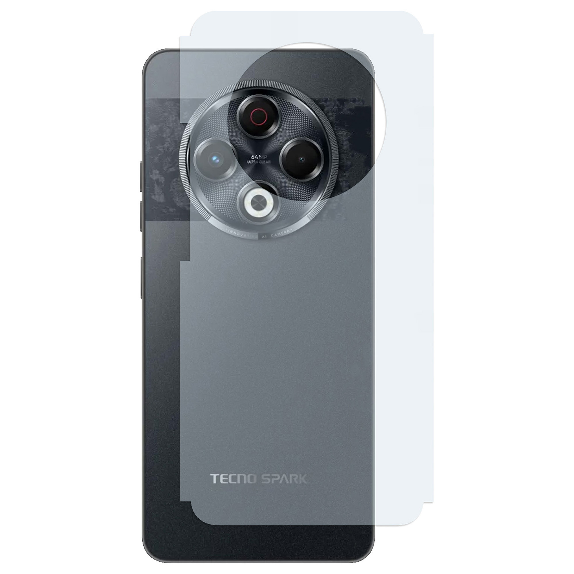 Tecno Spark 30 Back Matte Protector Soft Film Protector Soft Skin Sheet ...