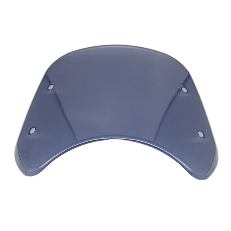 for 5-7 Inch 3MM Retro Motorcycle Round Headlights Windshield ...