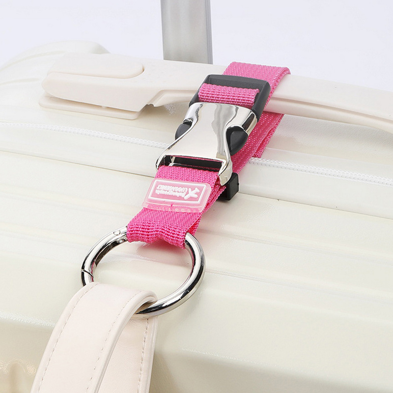 1Pcs Luggage Straps For Suitcases Metal Spring Clip Nylon Adjustable ...