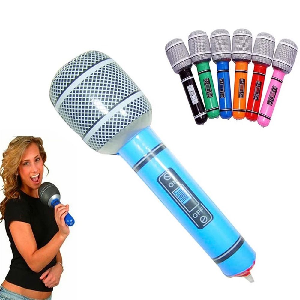 for Swimmig Pool Disco Party Boy Rapper Blow Up Mike Ballon Party Decor ...