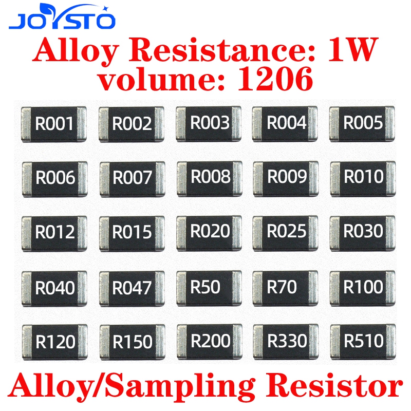 【Exclusive Limited Edition】 20PCS SMD Alloy Sampling Resistor 1206 1W 1 ...
