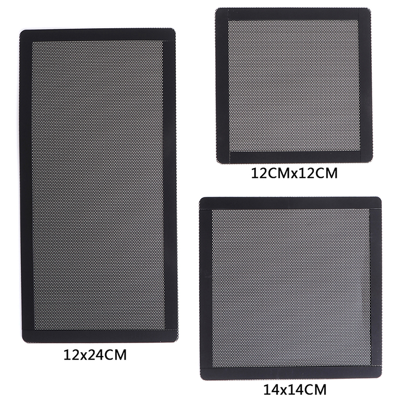 【VogueVenture】PC Case Cooling Fan Magnetic Dust Filter Mesh Net Cover ...
