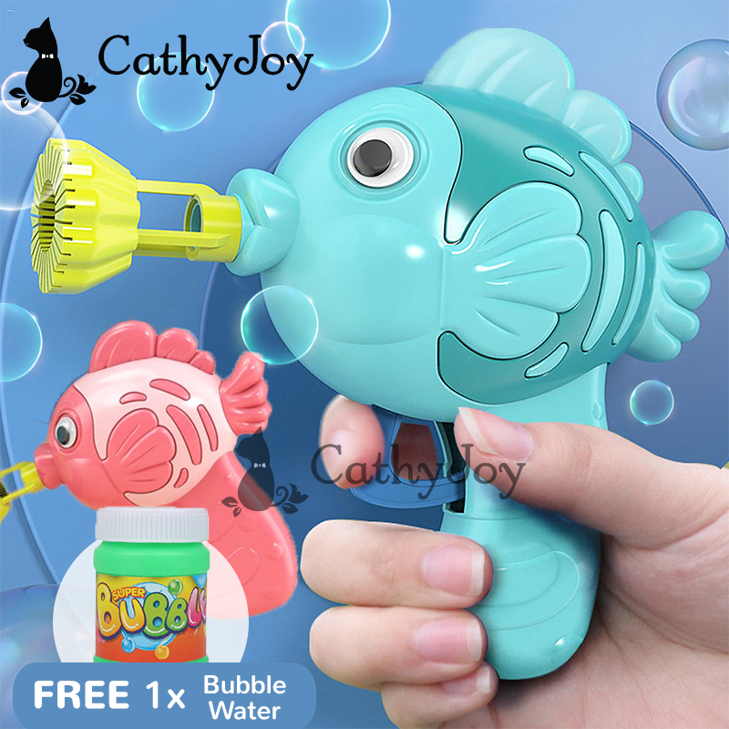 JOY Kids Bubble Water Machine Fun Toy Gun Bubbles Blower Machine ...