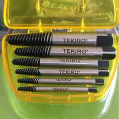 TEKIRO TAP BALIK SET SCREW EXTRACTOR SCREWDRIVER EXTRACTOR ISI 6PCS ...