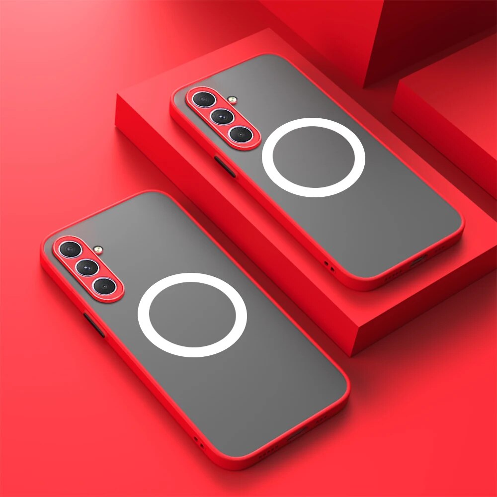 For Magsafe Wireless Charging Phone Case for Samsung Galaxy A14 A34 A54 ...