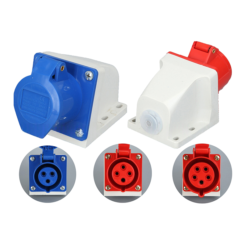 1 Piece 3PIN 4PIN 5PIN Industrial Plug And Socket Waterproof Connector ...