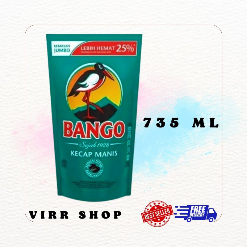 Kecap Manis Bango ukuran jumbo 735 ML | Lazada Indonesia