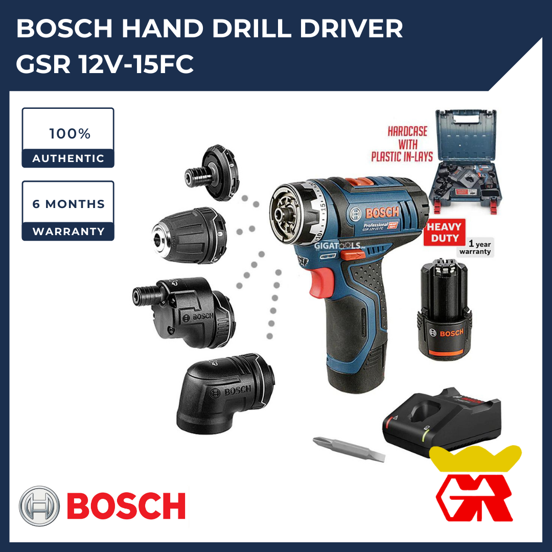 Bosch Cordless Hand Drill Driver GSR 12v 15FC | Lazada PH