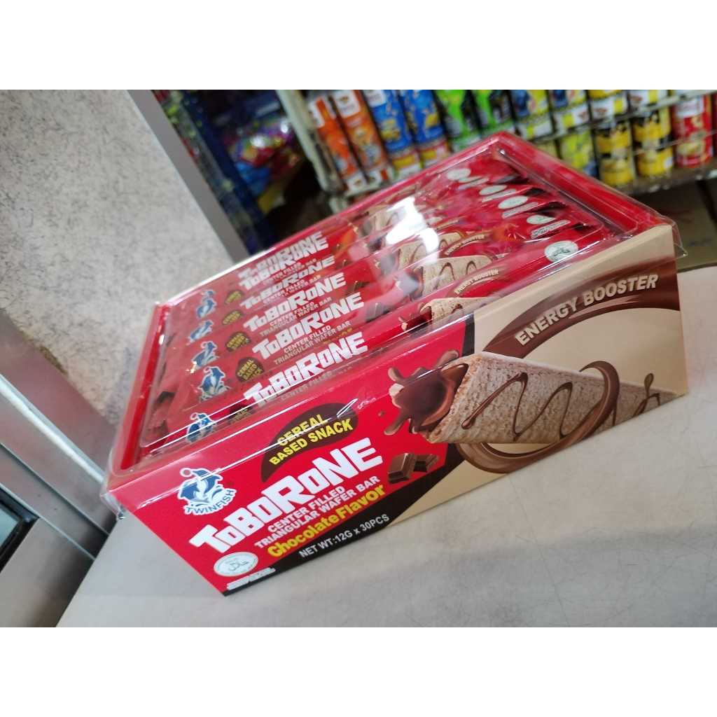 Twinfish Toborone Centre Filled Triangular Wafer Bar Milk/ Chocolate ...